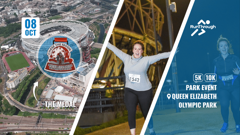RunThrough UK CHASE THE MOON QE OLYMPIC PARK 5k & 10k OCTOBER 2025